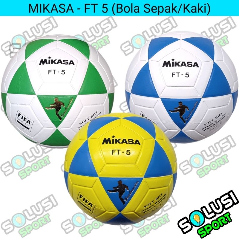 Jual MIKASA FT 5 Bola Sepak Official Bola Kaki Lapangan FT5 Original ...
