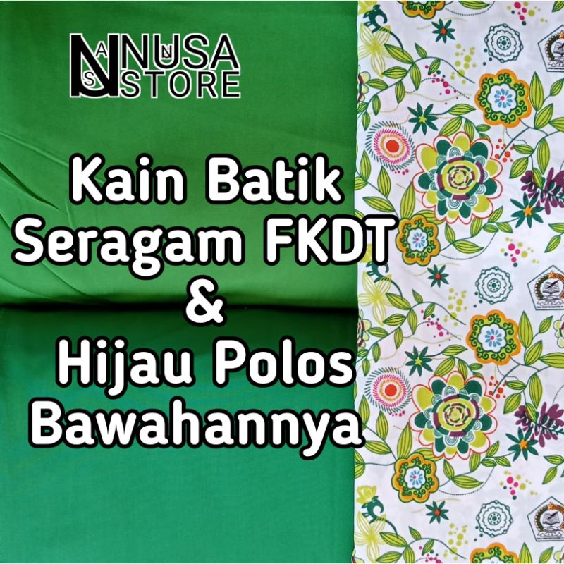 Jual Kain Batik Seragam FKDT dan Polos Bawahannya | Shopee Indonesia