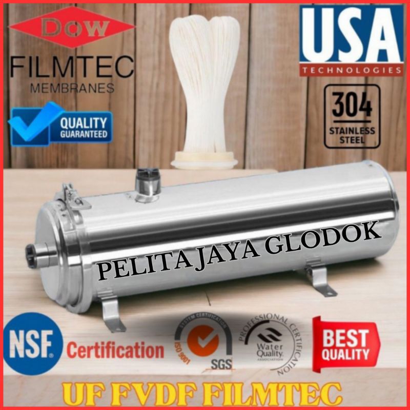 Jual Ultrafiltrasi PVDF Water Pre Filter 1000 LPH UF PVDF 1000 Lph PVDF ...
