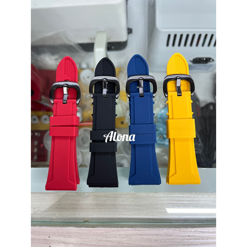 Jual Tali Jam AC Sillicon Lentur Premium, Strap Karet AC 6410 , AC 6620 ...