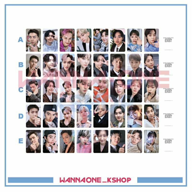 Jual photocard MD EXO exist popup store club soda lucky draw | Shopee ...