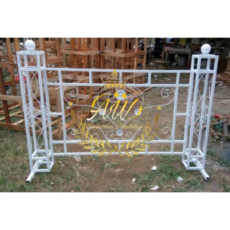 Jual pagar vip dekorasi, pagar dekorasi, pagar pelaminan, pagar lorong ...