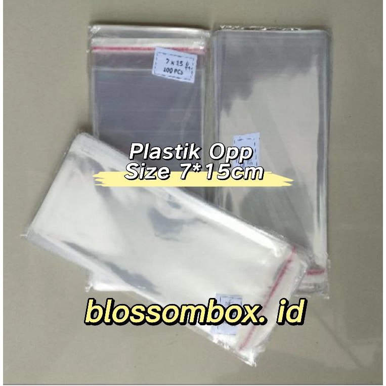 Jual B36 Plastik Opp Ukuran 7*15cm | Plastik Opp | Plastik Uang ...