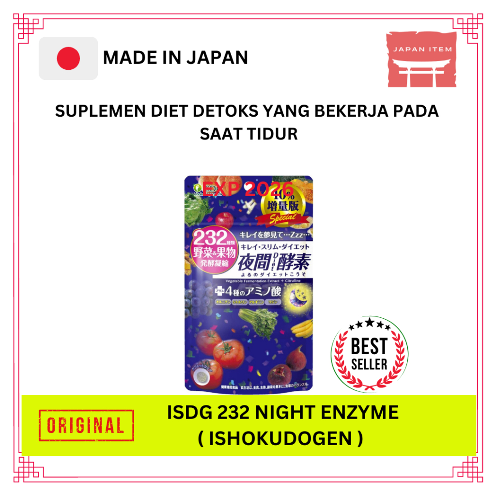Jual ISDG Diet enzyme 232 Ishokudogen 120 tablets Japan | Shopee Indonesia