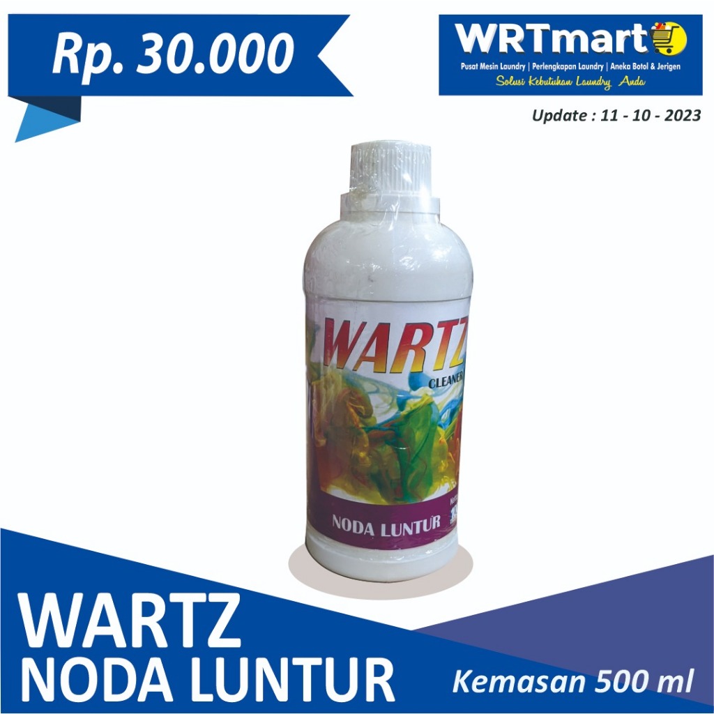 Jual WARTZ Anti Noda Luntur Pakaian Baju Celana / Pembersih Noda ...