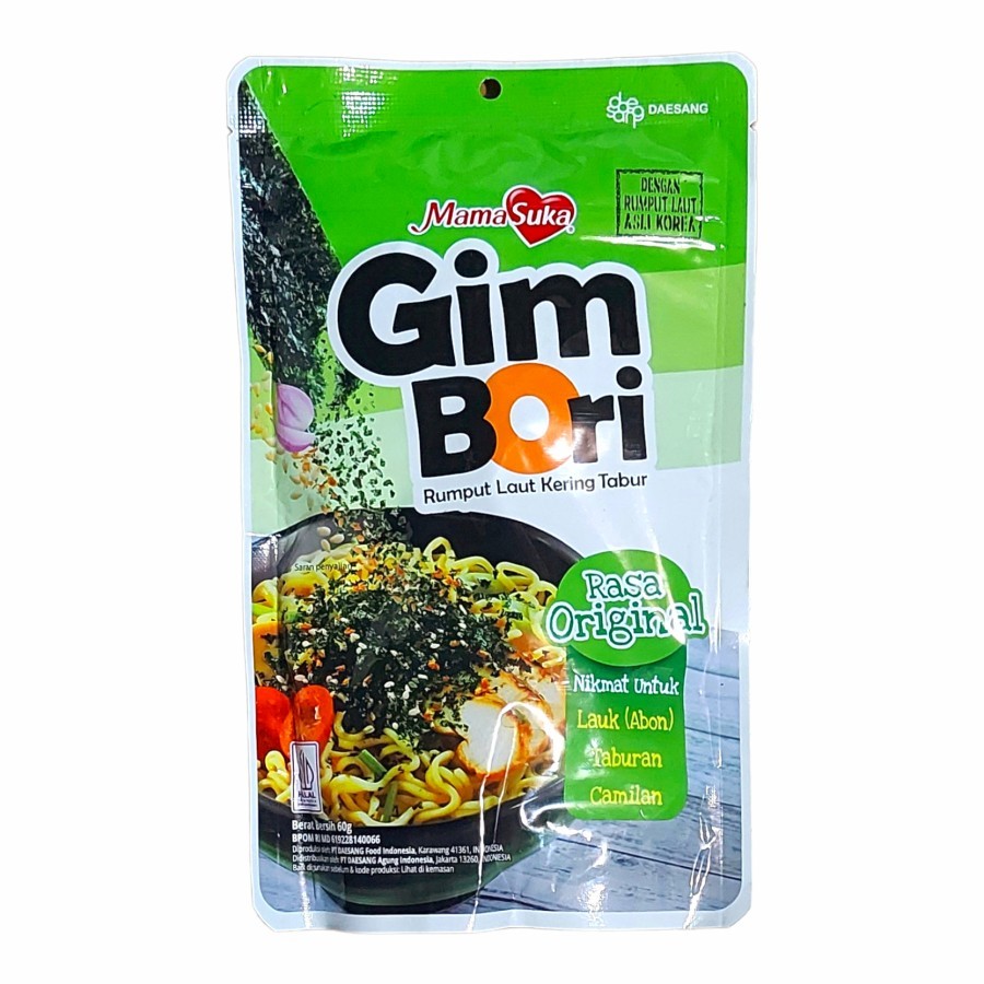 Jual Mamasuka NORI TABUR Gimbori ori/spicy 60 gr | Shopee Indonesia