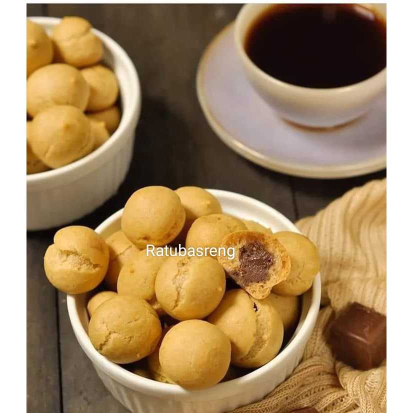 Jual Kue Soes Coklat 1kg lumer Murah Enak/ Sus Coklat Kering Kiloan ...