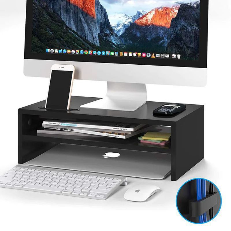 Jual Meja monitor minimalis serbaguna meja laptop stand monitor ...