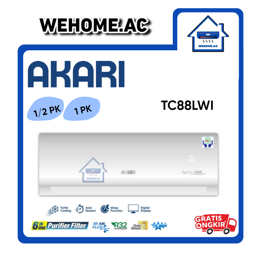 Jual AC AKARI TC88LWI AC Standard Akari | Shopee Indonesia