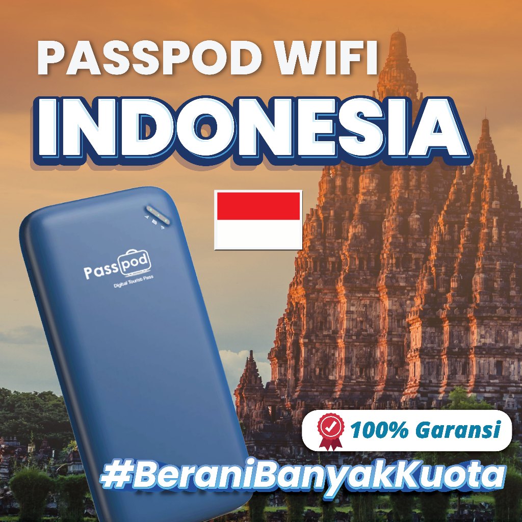 Jual Passpod Data Travel Modem WiFi INDONESIA 1 DAYS UNLIMITED ...