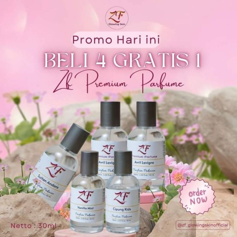 Jual Parfume ZF Glowingskin Non Alcohol Sah Untuk Sholat wangi 12 jam ...