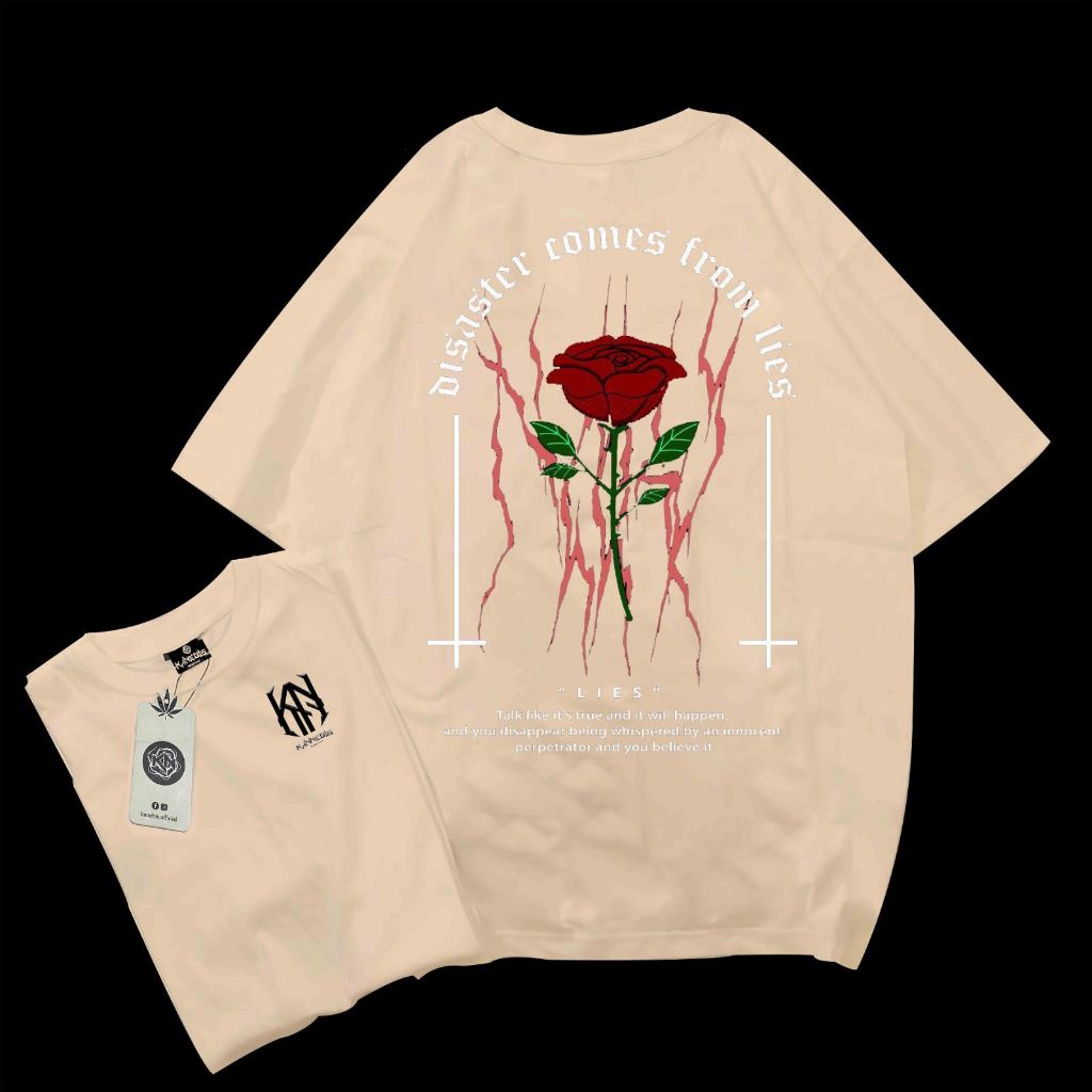 Jual Kaos Oversize Premium Pria Wanita Baju Koas Oversize Kannebis