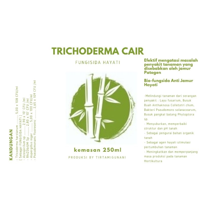 Jual Trichoderma Cair Bio Fungisida Hayati Kemasan 250ml | Shopee Indonesia
