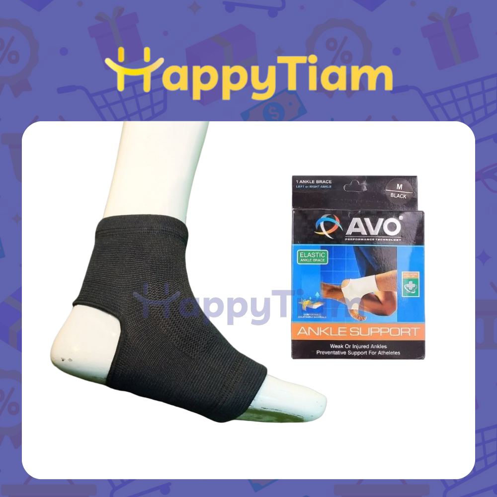Jual ANKLE SUPPORT AVO ORIGINAL 100% SPORT OLAHRAGA DEKER TUMIT KAKI ENGKEL TEBAL ELASTIS ...