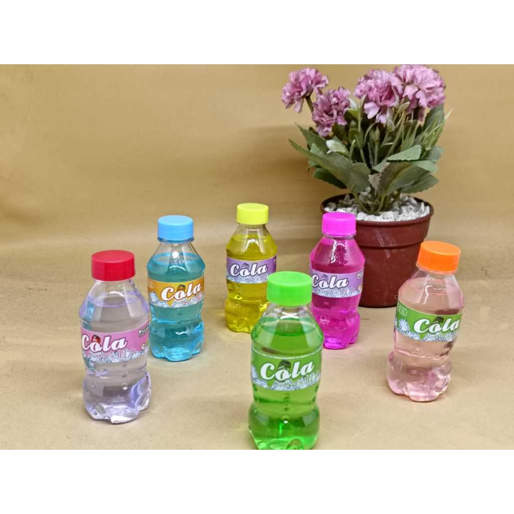 Jual MAINAN VIRAL SLIME SUSU BOTOL KOTAK / SLIME BOTOL COCA COLA LUCU ...