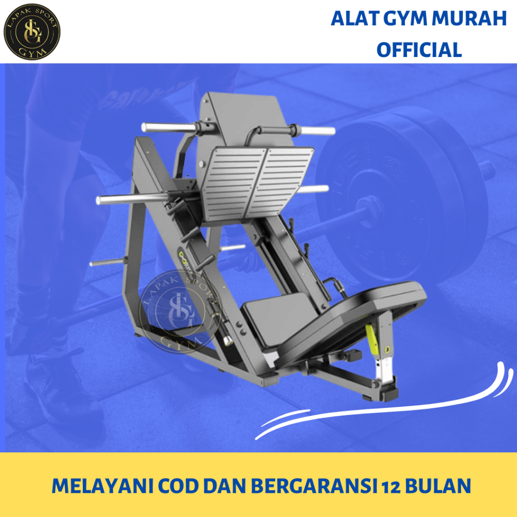 Jual Alat Fitness Commercial DHZ Angled Leg Press Linear Bearing U3056S ...