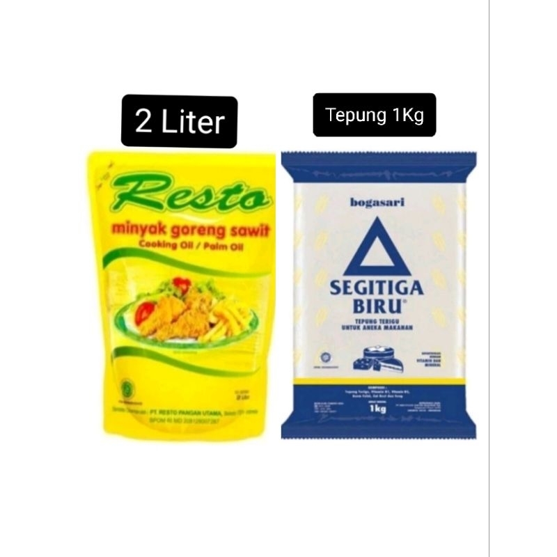 Jual PAKET SEMBAKO HEMAT 2 IN 1(Minyak Goreng 2L+Tepung 1kg) | Shopee ...