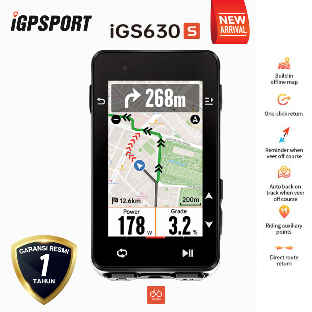 Jual iGPSPORT IGS630S IGS630 S Bike Computer Cyclocomp Spidometer ...