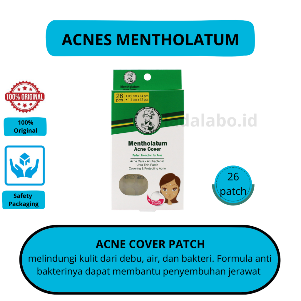 Jual Acnes Patch Mentholatum Acne Cover 24 patch | Shopee Indonesia