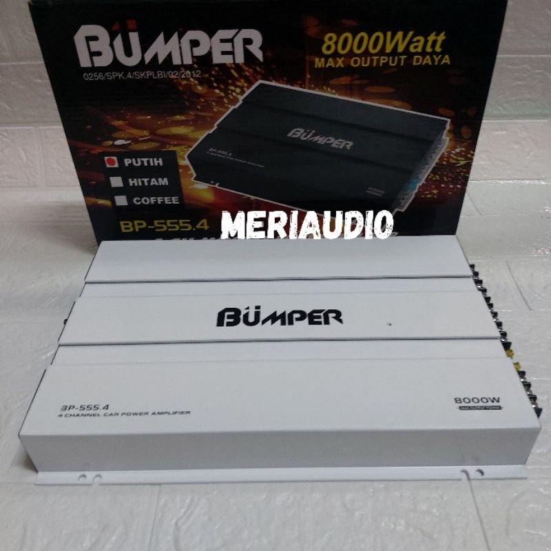 Jual Power Amplifier BUMPER 4Channel Bp 555.4Channel | Shopee Indonesia