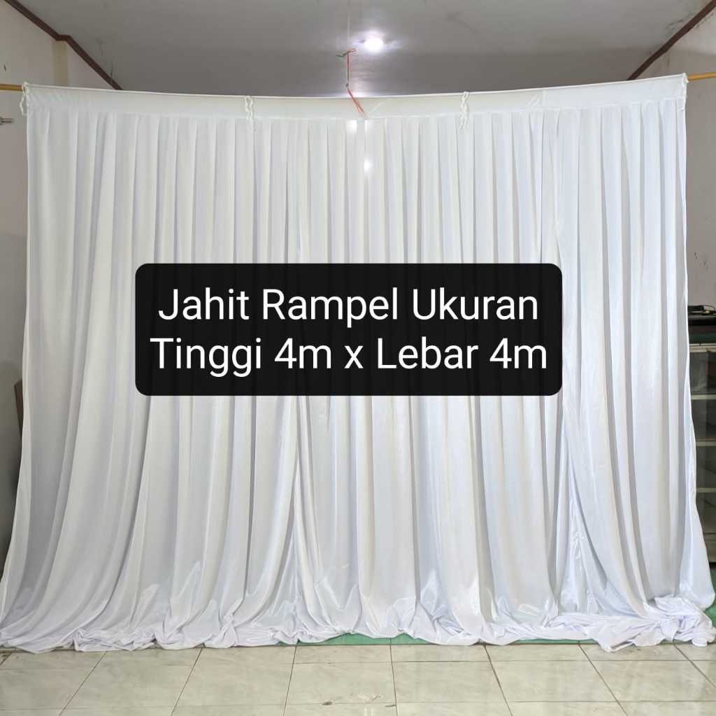 Jual JAHIT RAMPEL UKURAN 4X4, KAIN BACKGROUND 4X4, BACKGROUND RAMPEL ...
