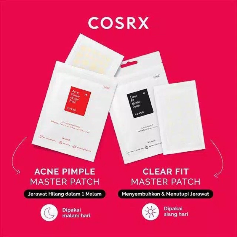 Jual COSRX Acne Pimple Clear Fit Master Patch / Sticker Jerawat (18 / ...