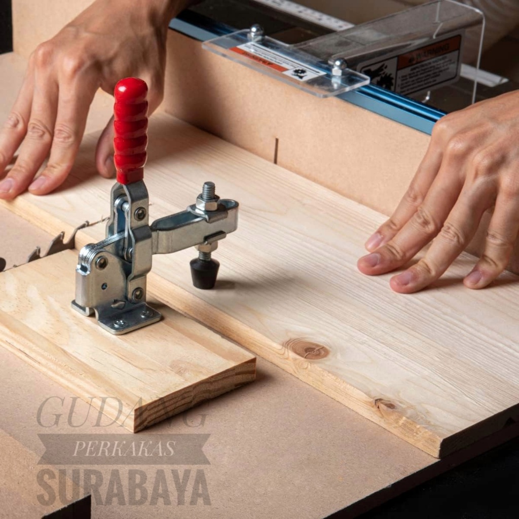 Jual toggle clamp vertical 100 kg klem vertikal jepit vertikal klem ...