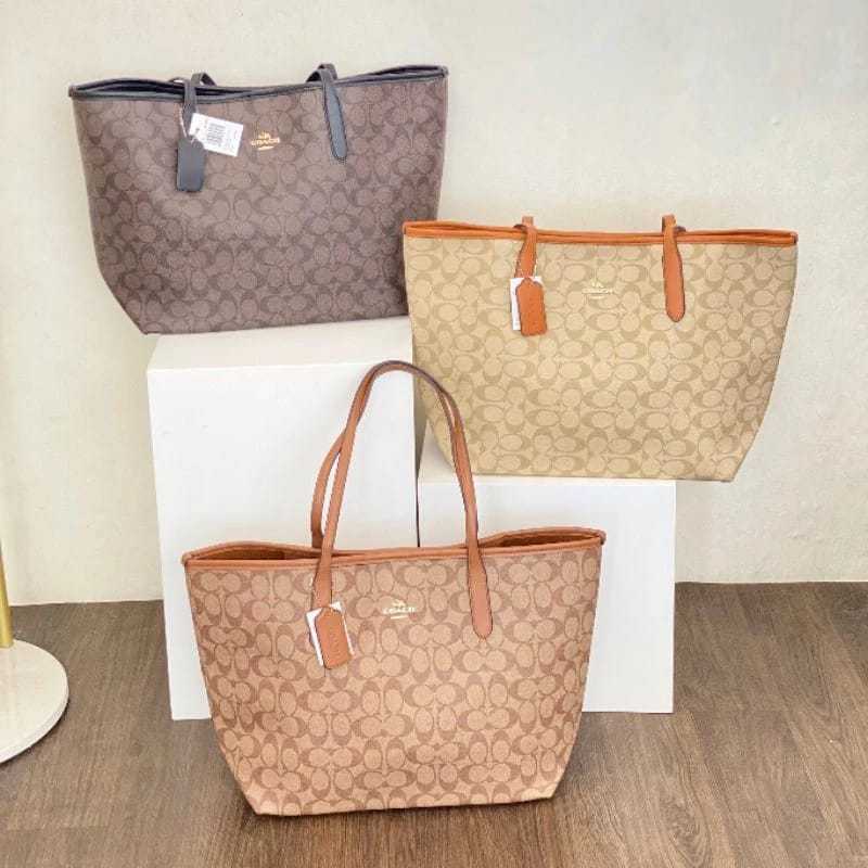 Jual Tas Tote Bag Signature /Shoulder Tote /Tas Handbag Premium ...
