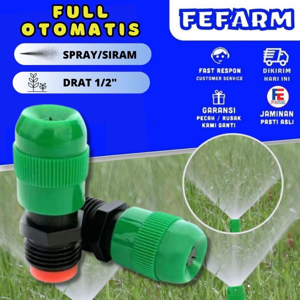 Jual Sprayer Spuyer Taman Fountain Nozel 1/2 inch Misting Sprinkler ...