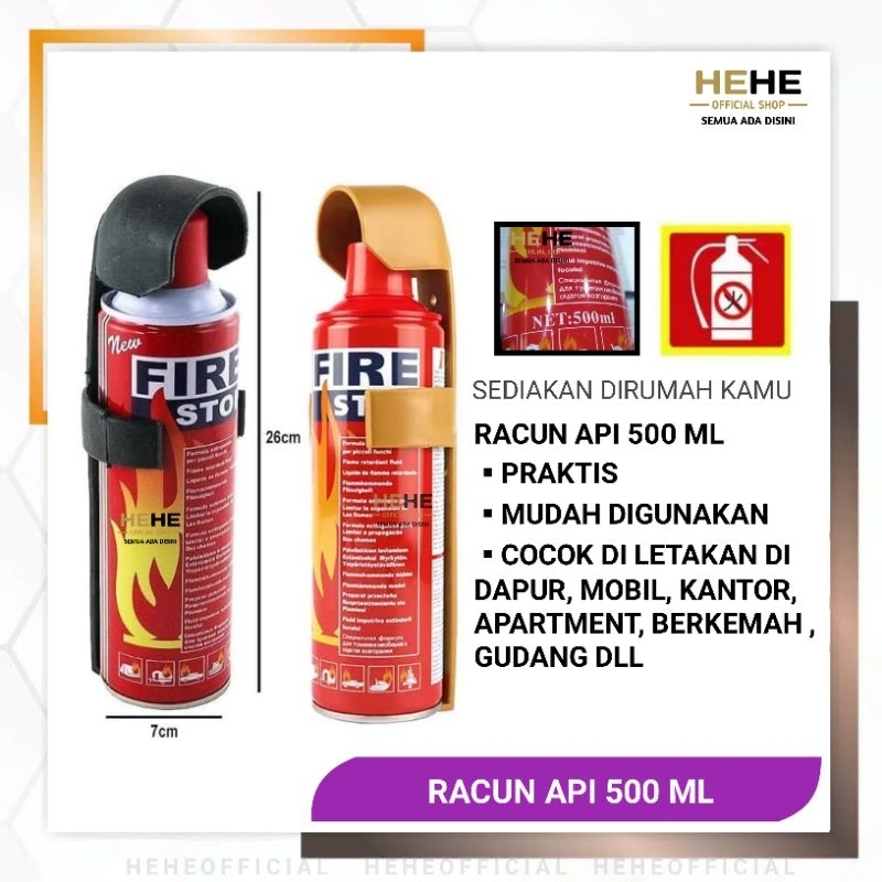 Jual Racun Api 500 ML Fire Stop Alat Pemadam Kebakaran Pemadam Api ...