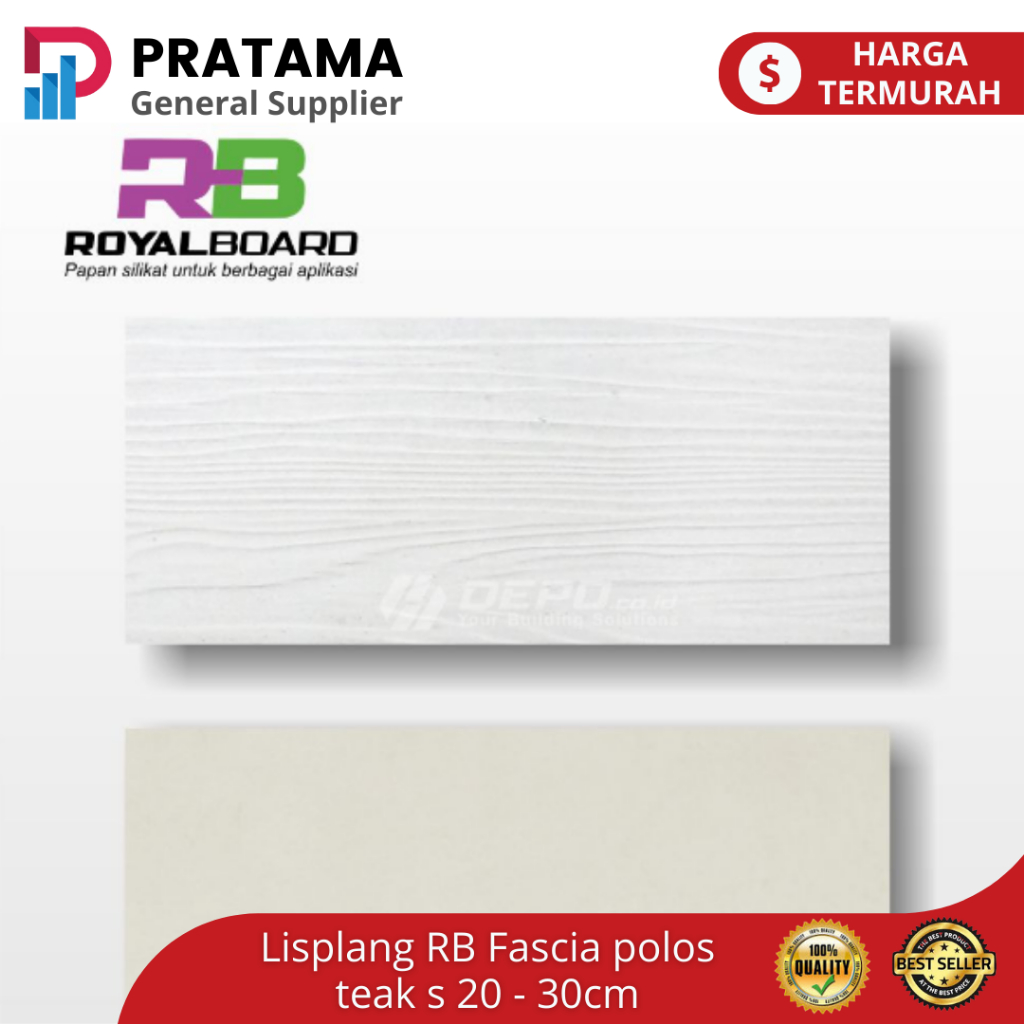 Jual Lisplang RB Fascia /Lis Plang Royal Board papan semen / Lisplank ...
