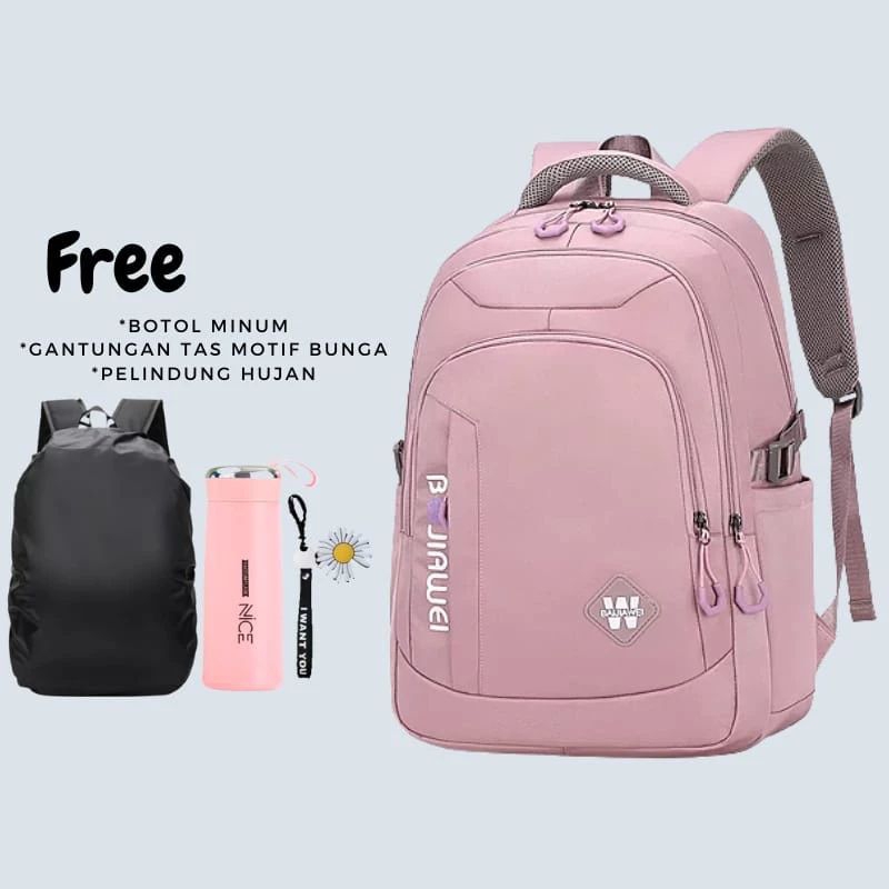 Jual Tas ransel anak remaja sekolah SD SMP kapasitas tas besar banyak ruang banyak bonus model ...