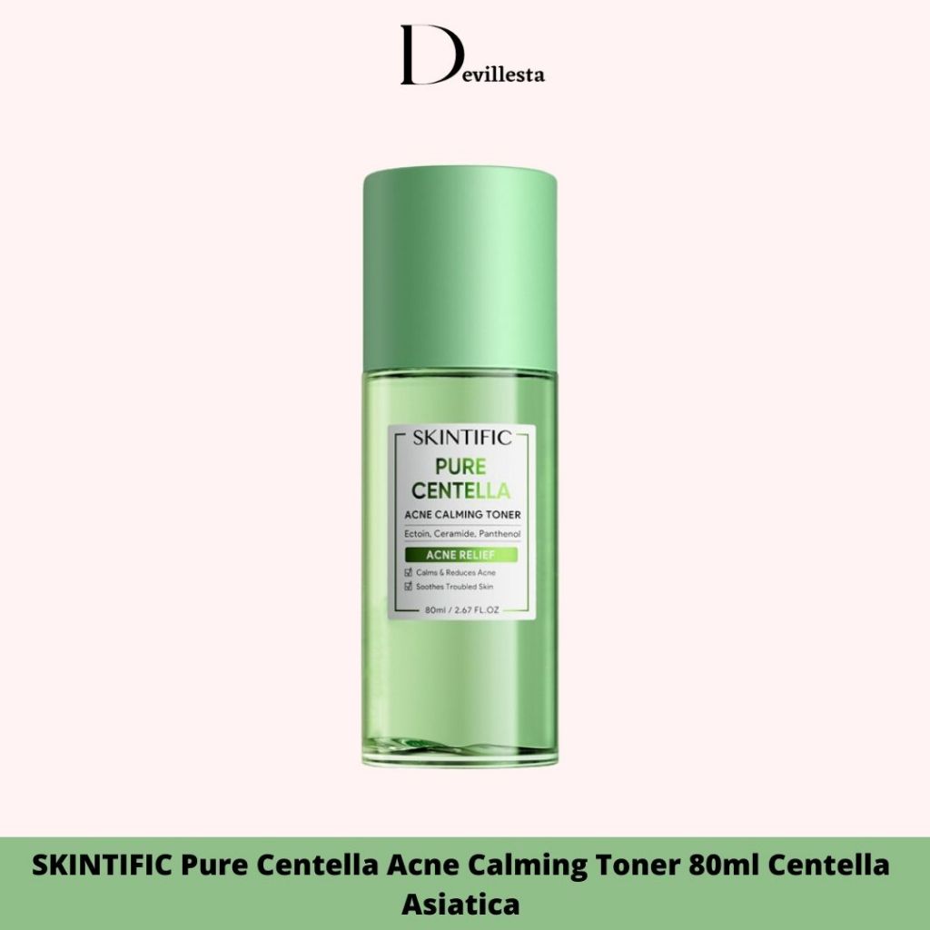 Jual SKINTIFIC Pure Centella Acne Calming Toner 80ml Centella Asiatica ...