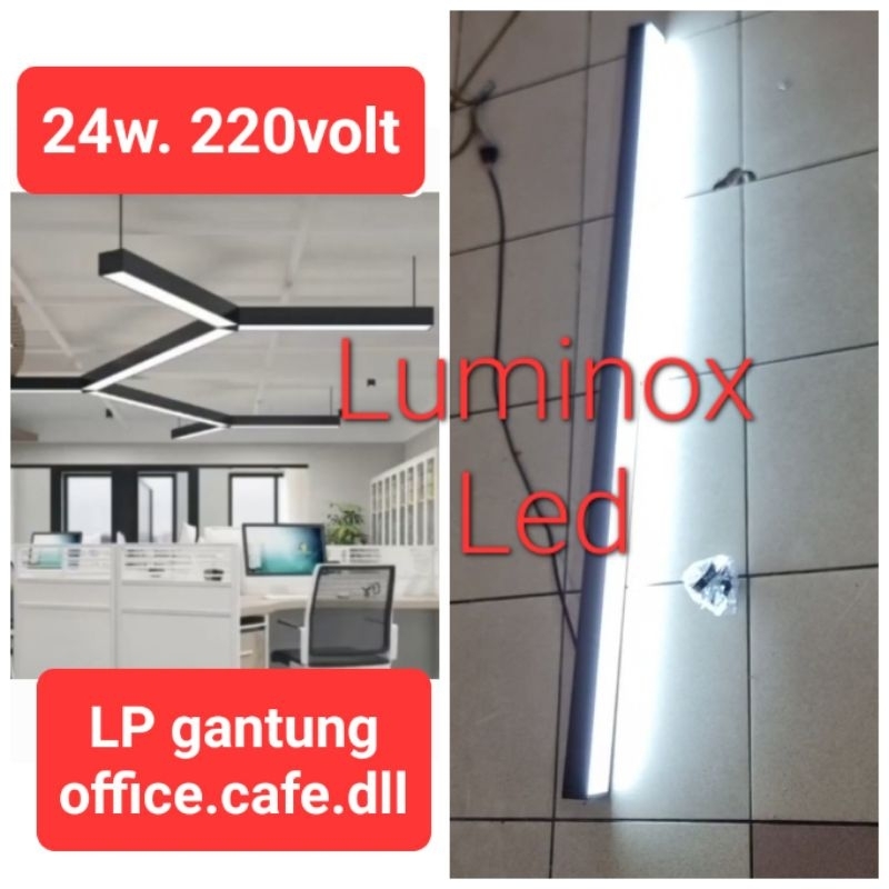 Jual kap balok led 24w 24watt / lampu gantung meja led 24 watt 24 w ...