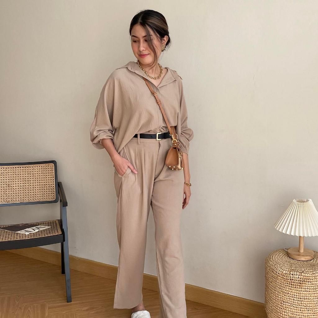Jual Grace Harper Set ( Setelan Premium FASHIONTODAY ) | Shopee Indonesia