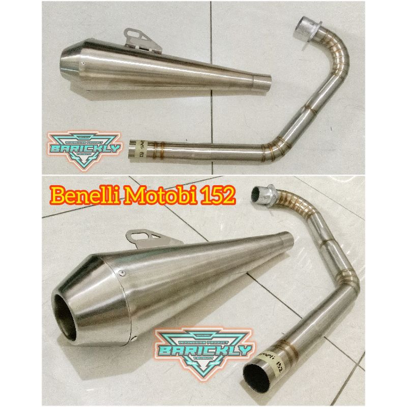 Jual Knalpot Racing Benelli Motobi 152 Custom Original Barickly Racing ...