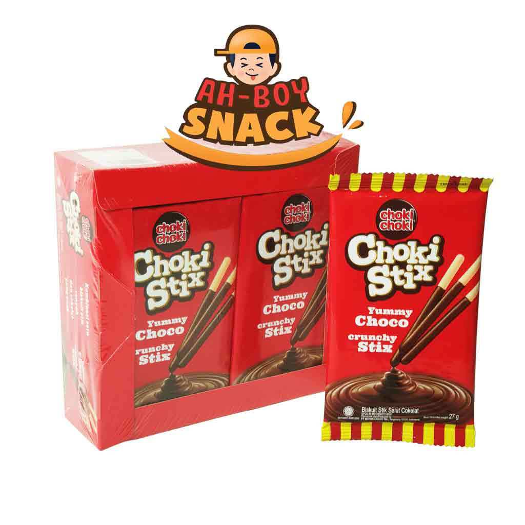 Jual CHOKI-CHOKI STIX 1 PAX ISI 12 SACHET - 12 SACHET X 27GRAM | Shopee ...
