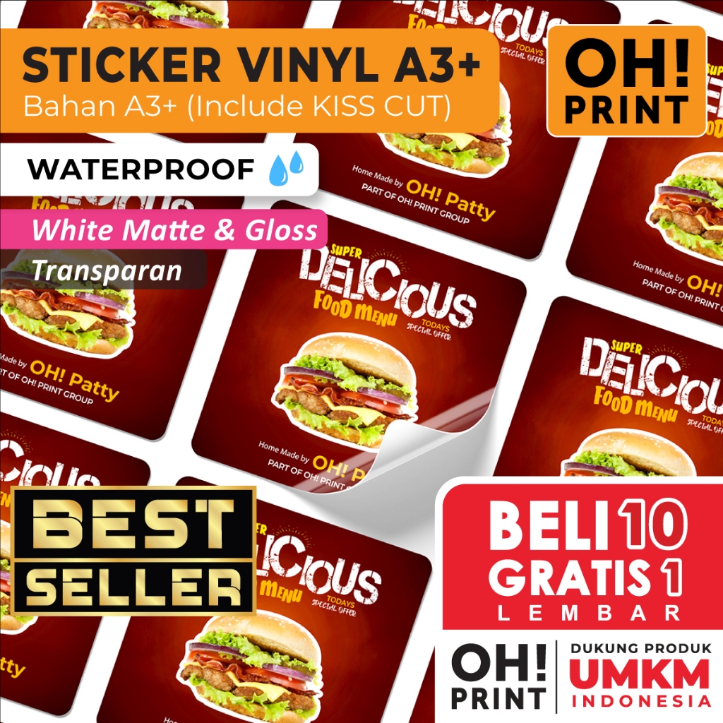 Jual [UKURAN KECIL] Cetak Sticker / Stiker Label Kemasan / Label ...
