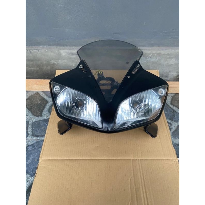 Jual Headlamp Reflektor mika lampu depan set kedok Yamaha r15 v2 ...