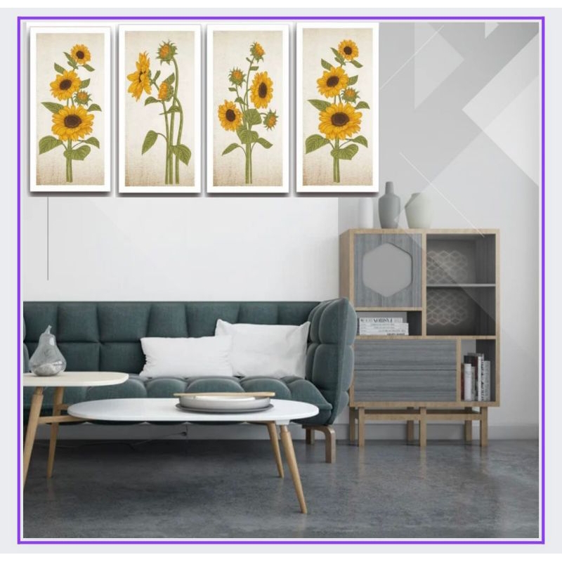 Jual Wall Decor Dinding Kamar Decoration Dinding Bunga Matahari ...