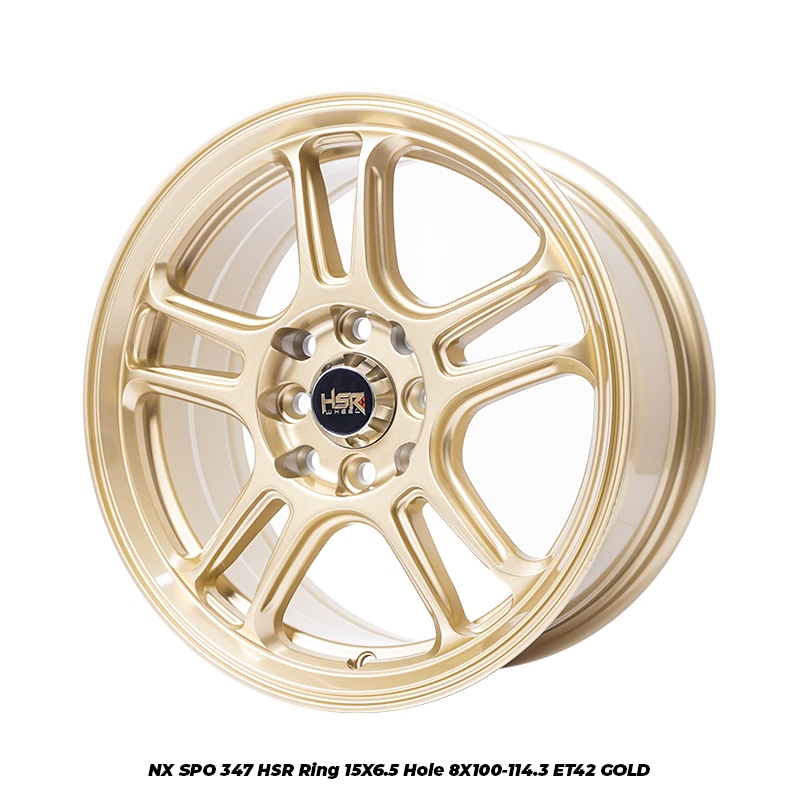 Jual VELG MOBIL RING 15 TIPE NX SPO 347 HSR GOLD | Shopee Indonesia