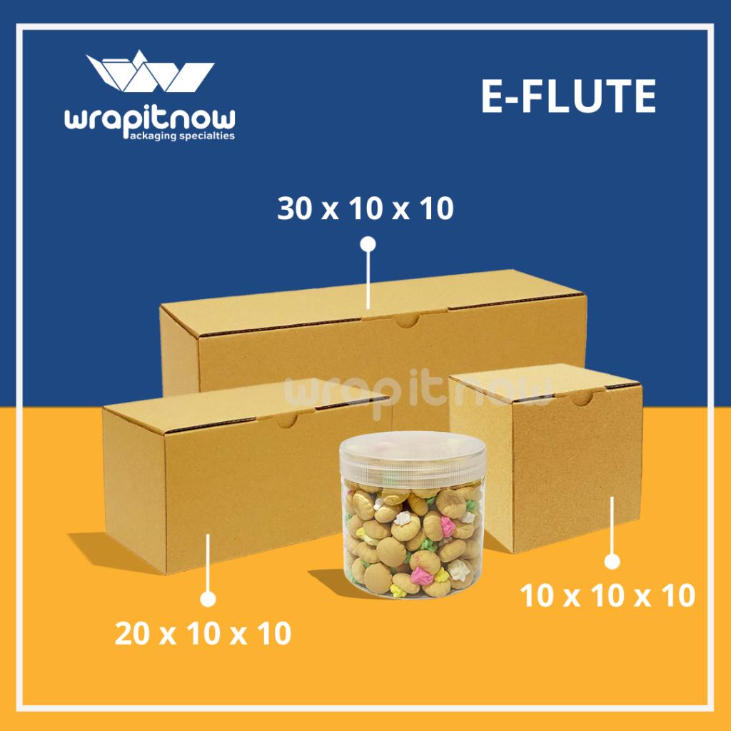 Jual Kardus Eflute 10x10x10 Box 20x10x10 Box 30x10x10 Toples Gelas Box ...
