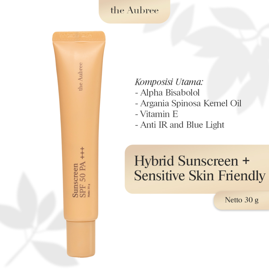 Jual The Aubree Sunscreen SPF 50 PA +++ 30 gr Sunscreen Kulit Kering ...