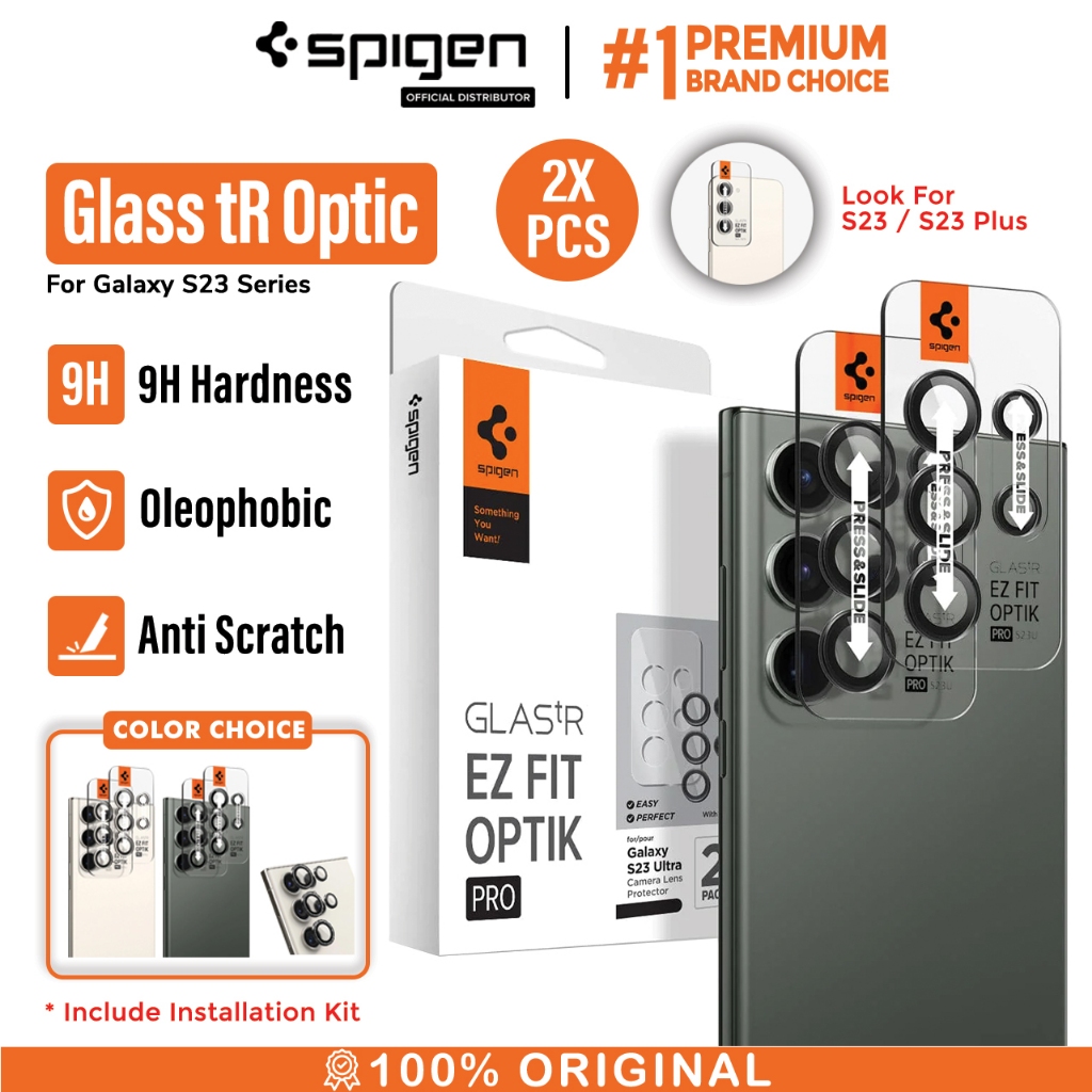 Jual Camera Lens Samsung Galaxy S23 Ultra Plus Spigen Glass tR Optik ...