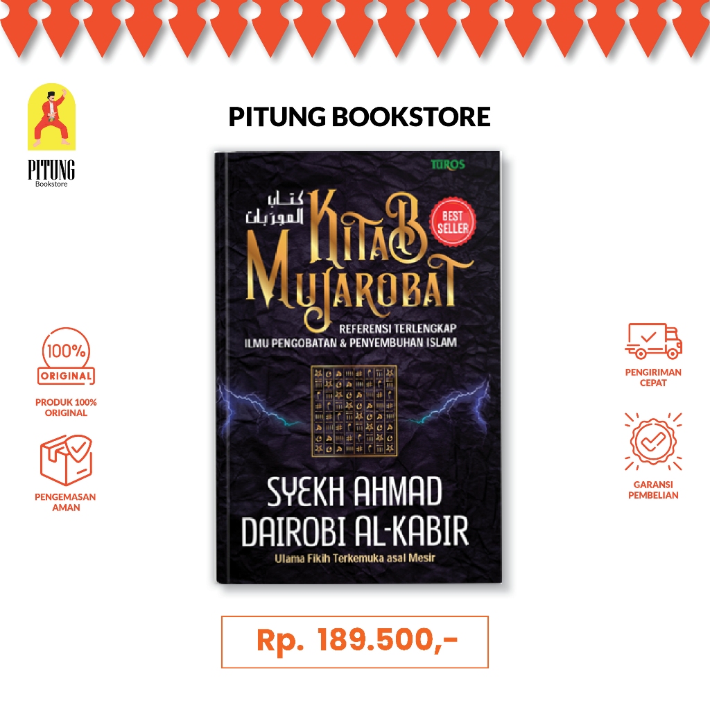 Jual Turos Pustaka- Kitab Mujarobat HC Cover Ungu - Syekh Ahmad Dairobi ...