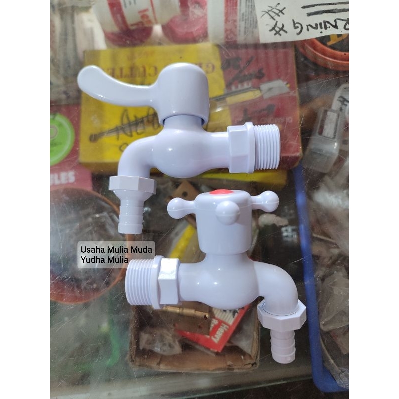 Jual TERMURAH KRAN AIR PVC PLASTIK / KERAN AIR / TAMAN / TEMBOK / RUMAH ...