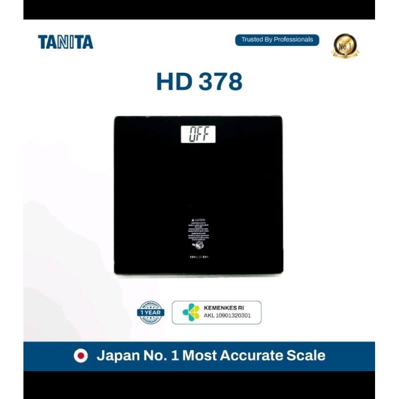 Jual Timbangan Badan Digital Scale TANITA HD-378 Kaca | Shopee Indonesia