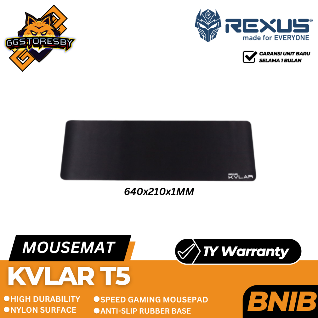 Jual Rexus Kvlar T5 Gaming Mousepad | Shopee Indonesia