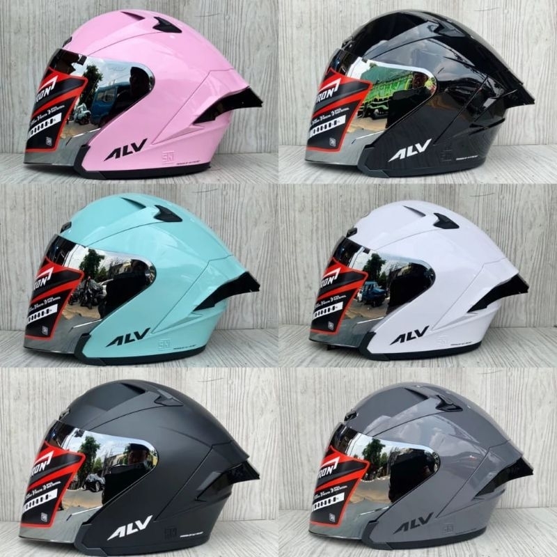 Jual HELM ALV PAKET GANTENG SPOILER FULL WARNA ORIGINAL PRODUK | Shopee ...