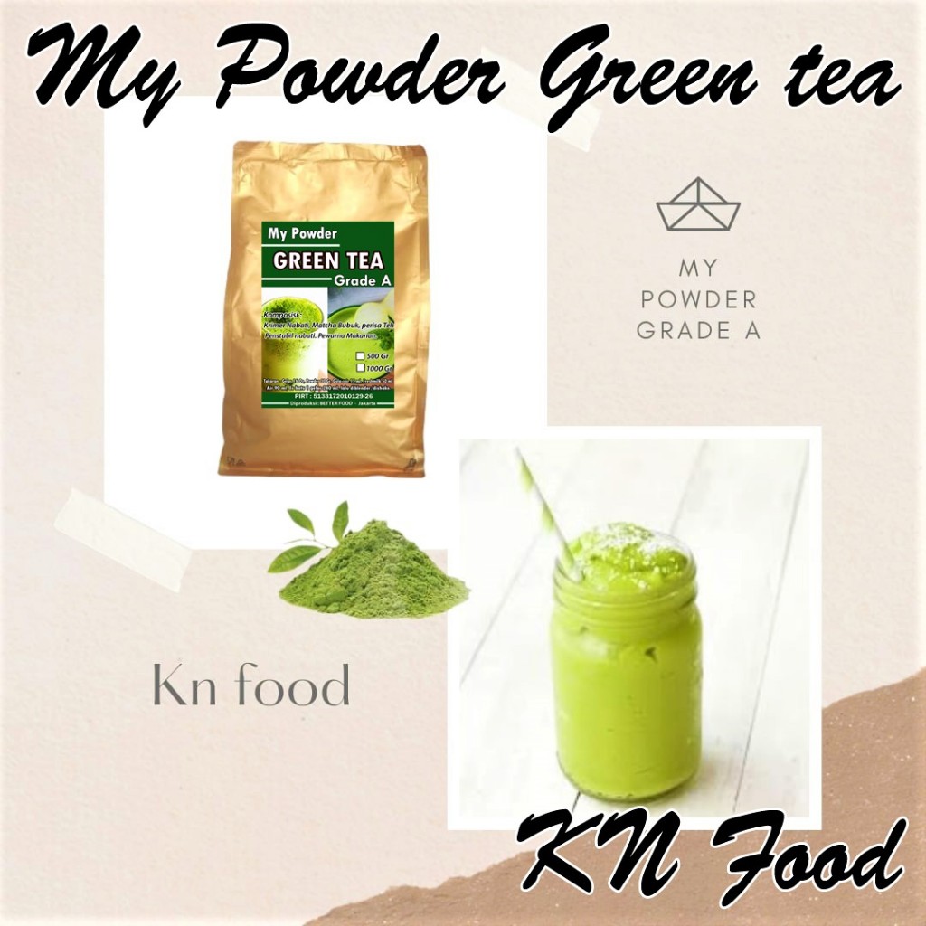 Jual My Powder Minuman Rasa Green Tea Grade A 1 Kg | Shopee Indonesia